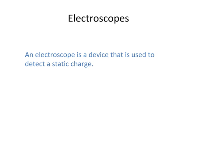 06 types of electroscopes | PPT