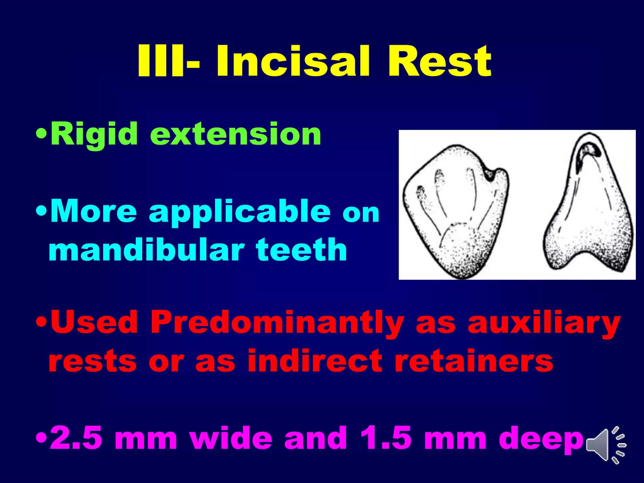 b- Types of tooth rests | PPT