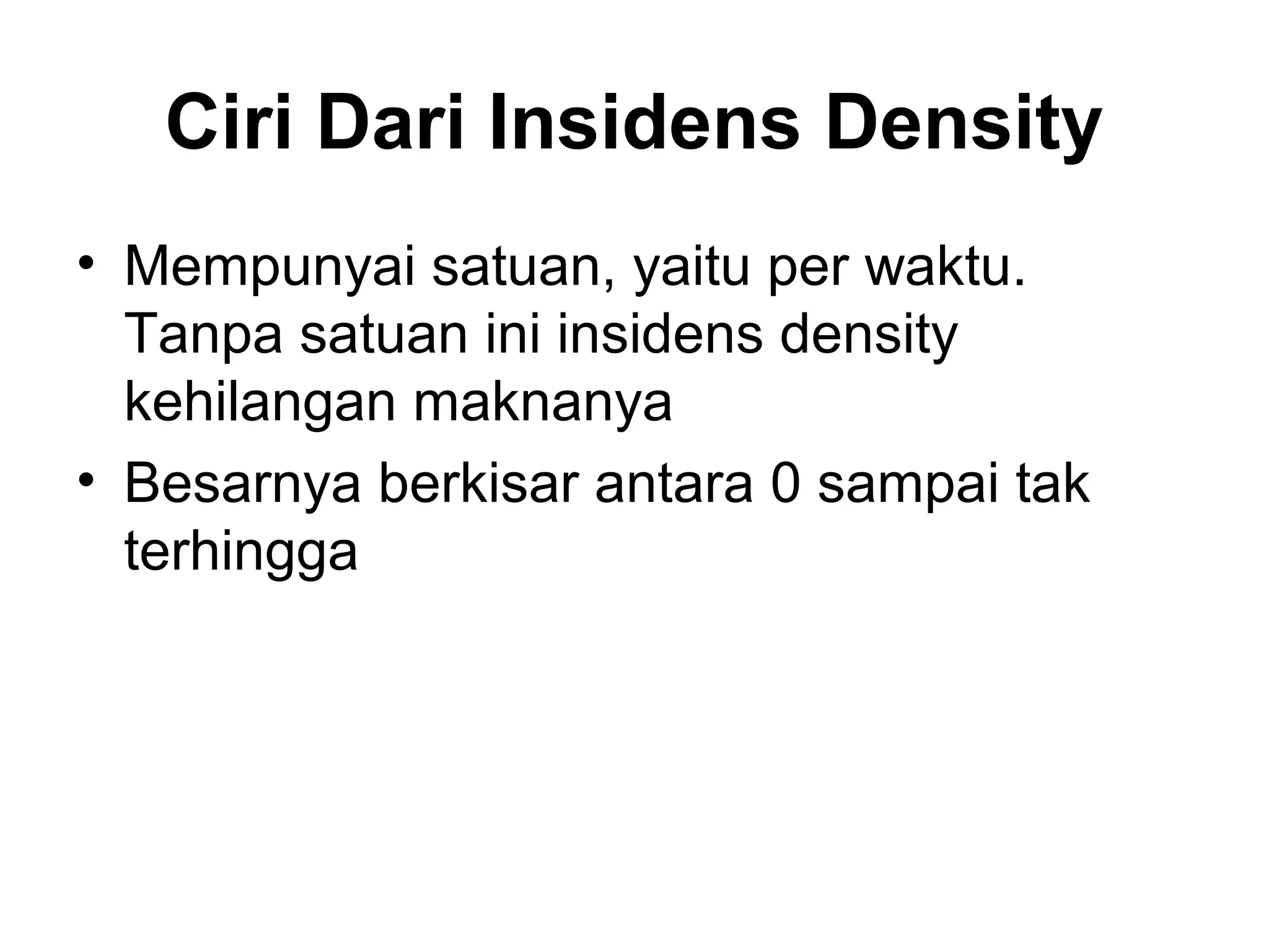 Ukuran Frekuensi Penyakit | PPT