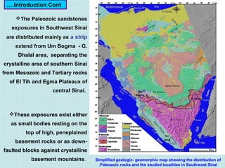 06 u mineralization hosted by paleozoic sandstones in sw sinai egypt | PPT