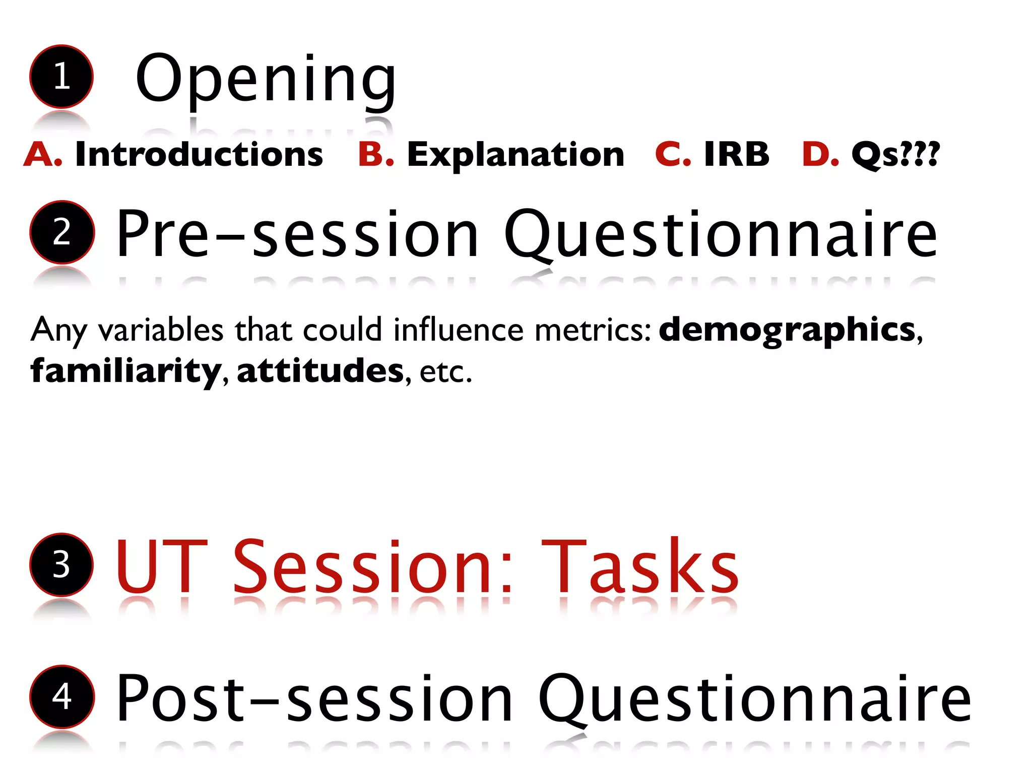 06 usability testing metrics | KEY