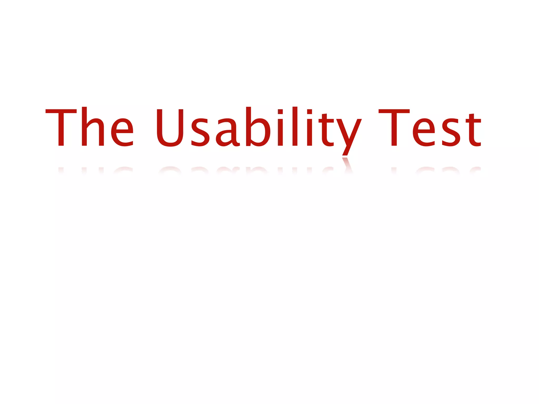 06 usability testing metrics | KEY