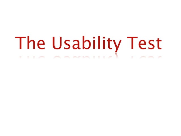 06 usability testing metrics | KEY