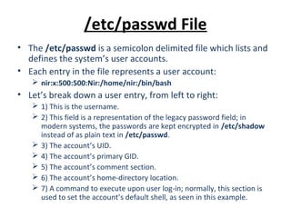 06 users groups_and_permissions | PPT | Operating Systems | Computer ...