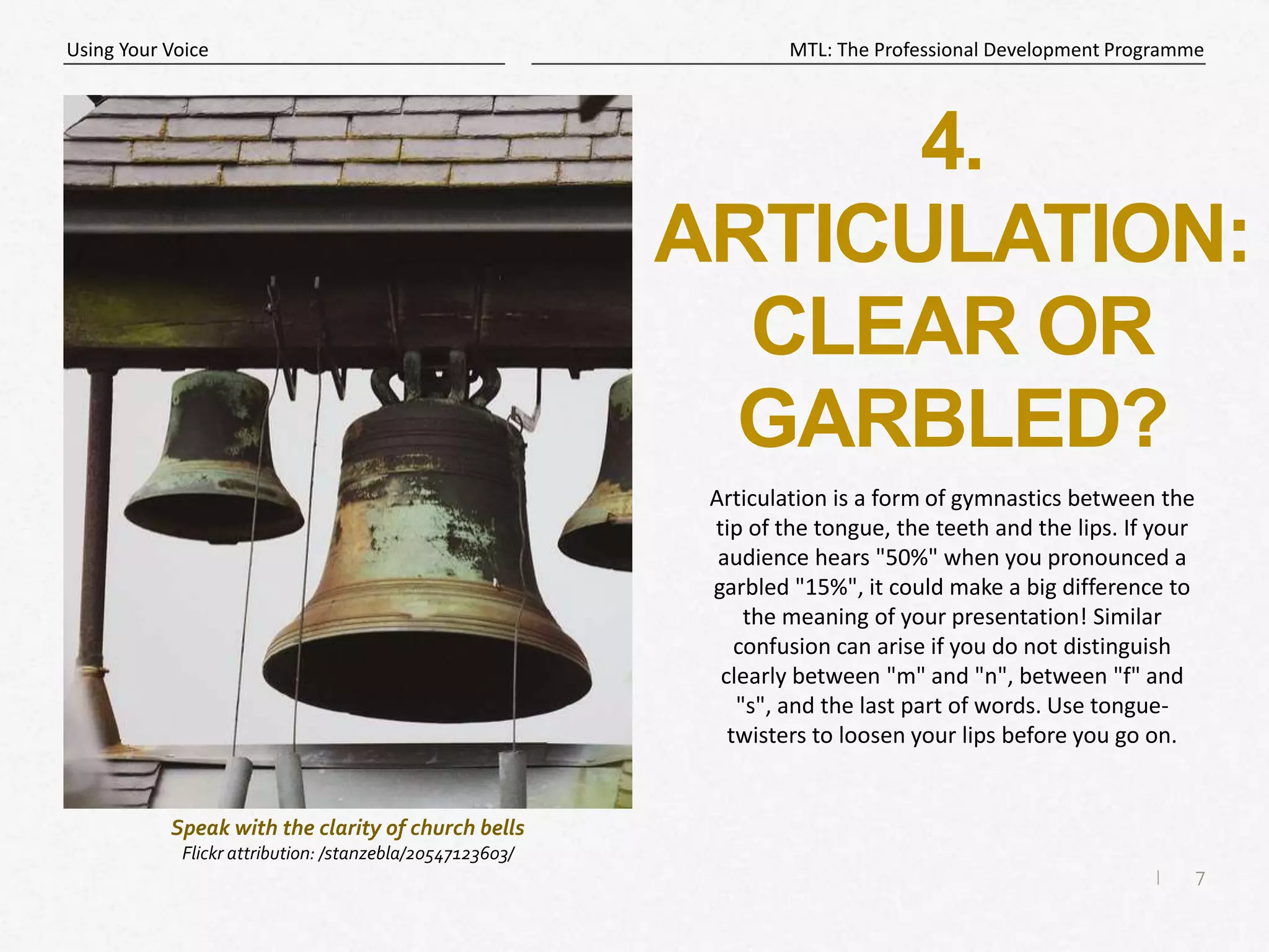 Using Your Voice in Presentations | PPTX