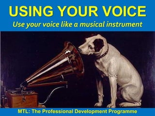 Using Your Voice in Presentations | PPTX | Lung and Respiratory Health ...