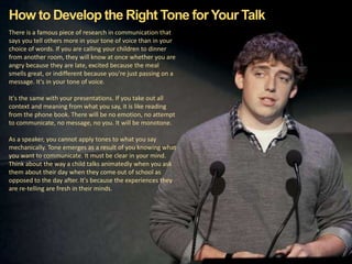 Using Your Voice in Presentations | PPTX