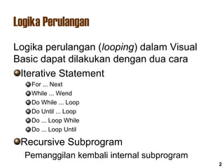 06 vb looping | PPT