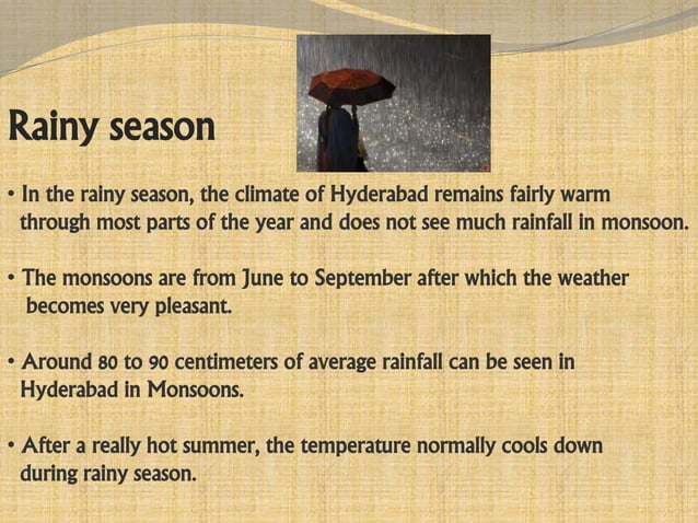 vishwaja hyderabad climate | PPTX | Weather | Science
