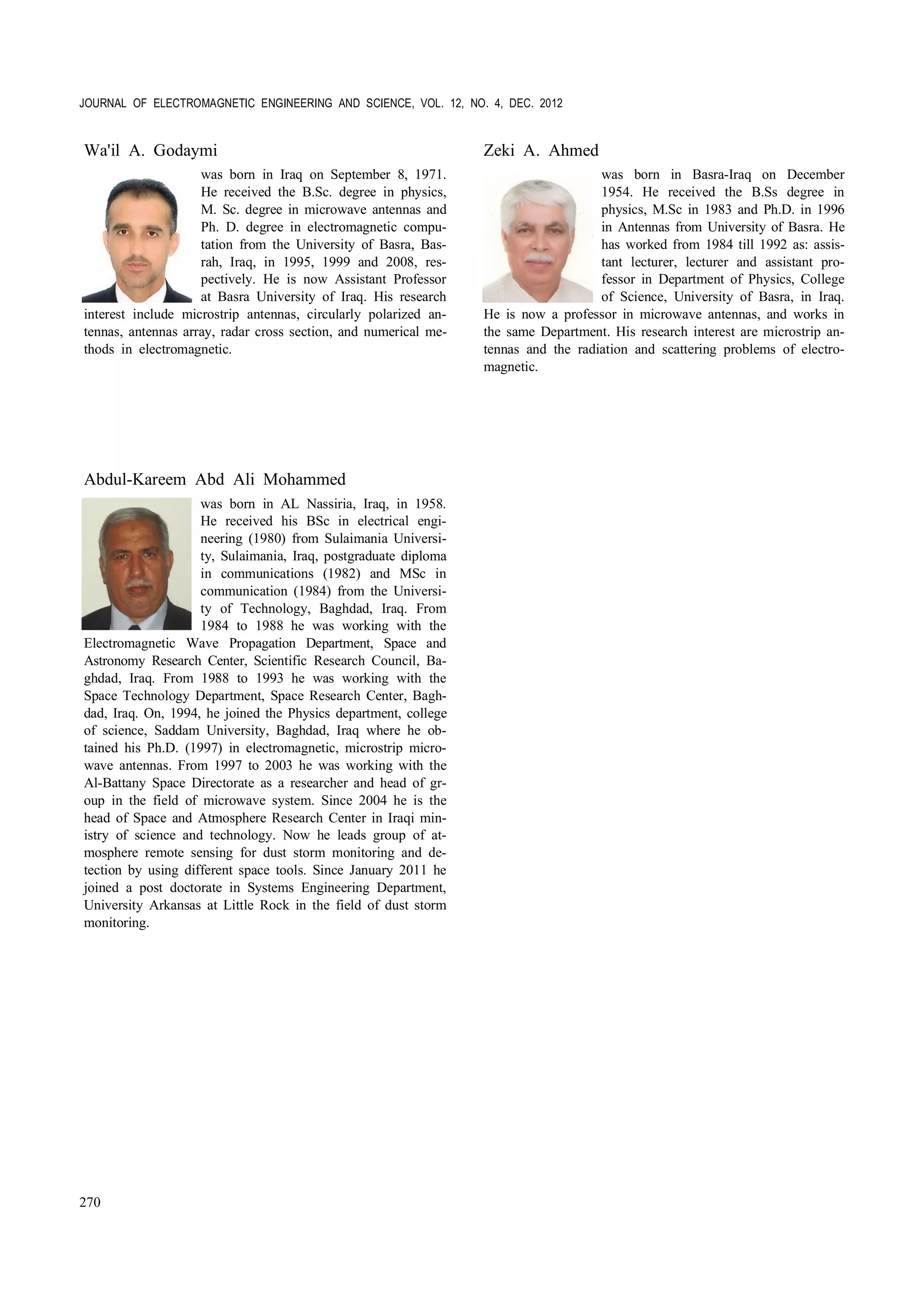 Determination of Surface Currents on Circular Microstrip Antennas | PDF
