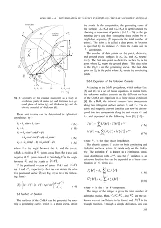 Determination of Surface Currents on Circular Microstrip Antennas | PDF | Physics | Science