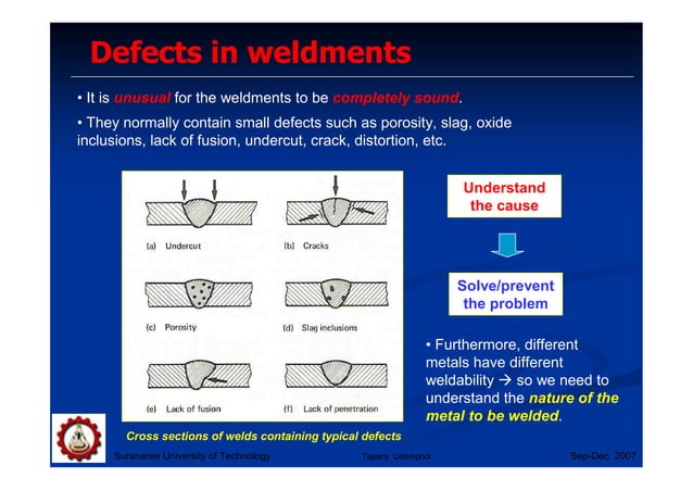 weldability and defects in weldments | PPT