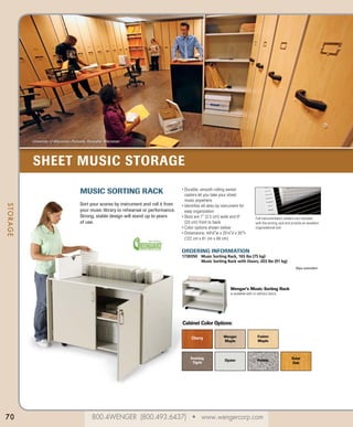 Education Catalog Music Storage | PDF