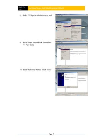 Installasi DNS win 2003 server | PDF
