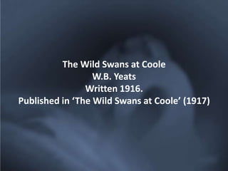 06 yeats wild swans at coole | PPTX