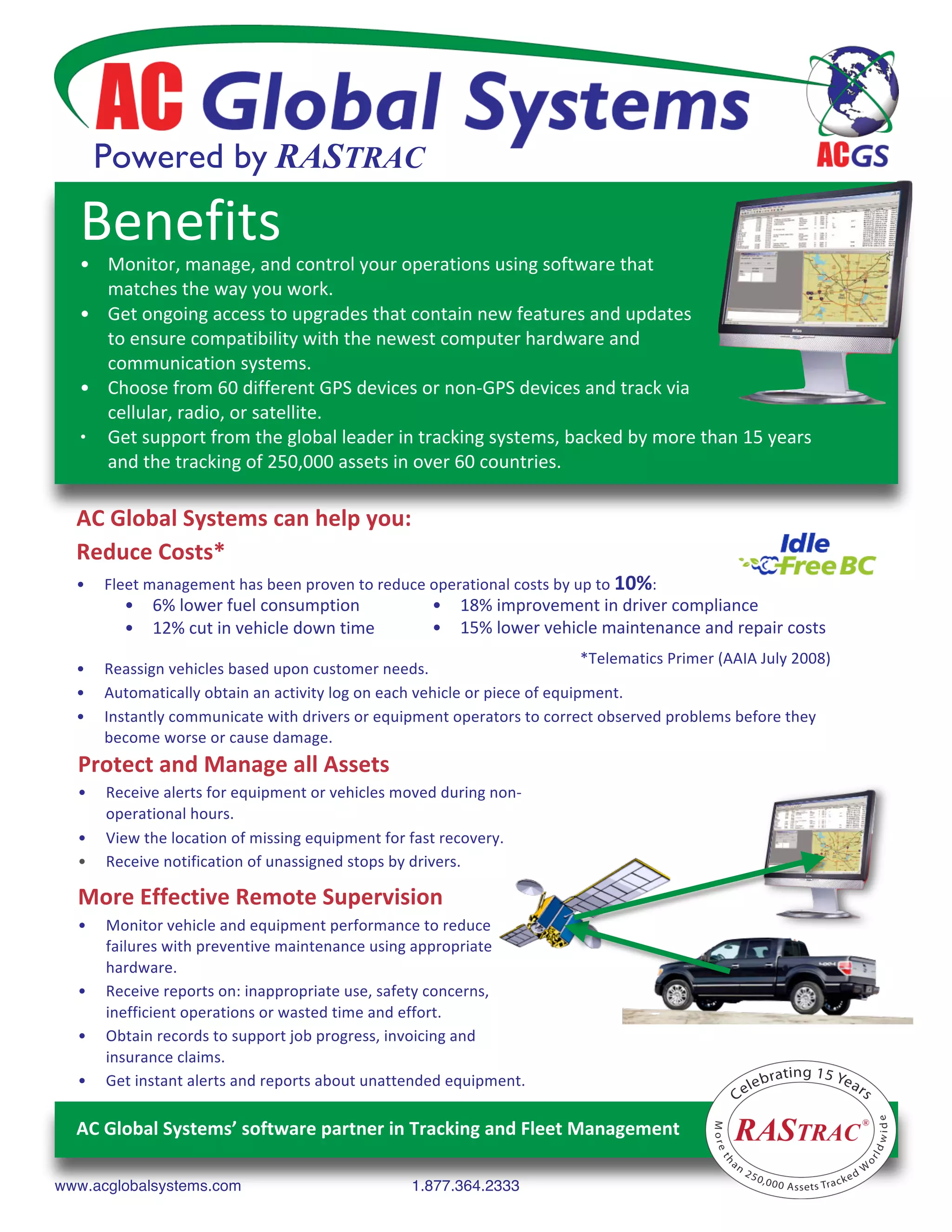Rastrac ACGS Tracking | PDF