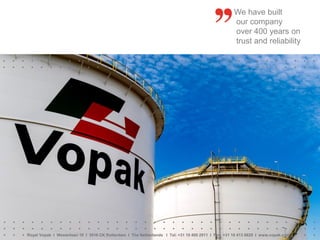 Royal Vopak - Analyst Presentation Strategic Priorities and Financial ...