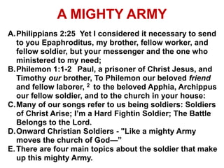 good soldiers | PPTX