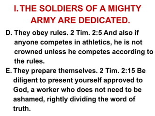 good soldiers | PPTX