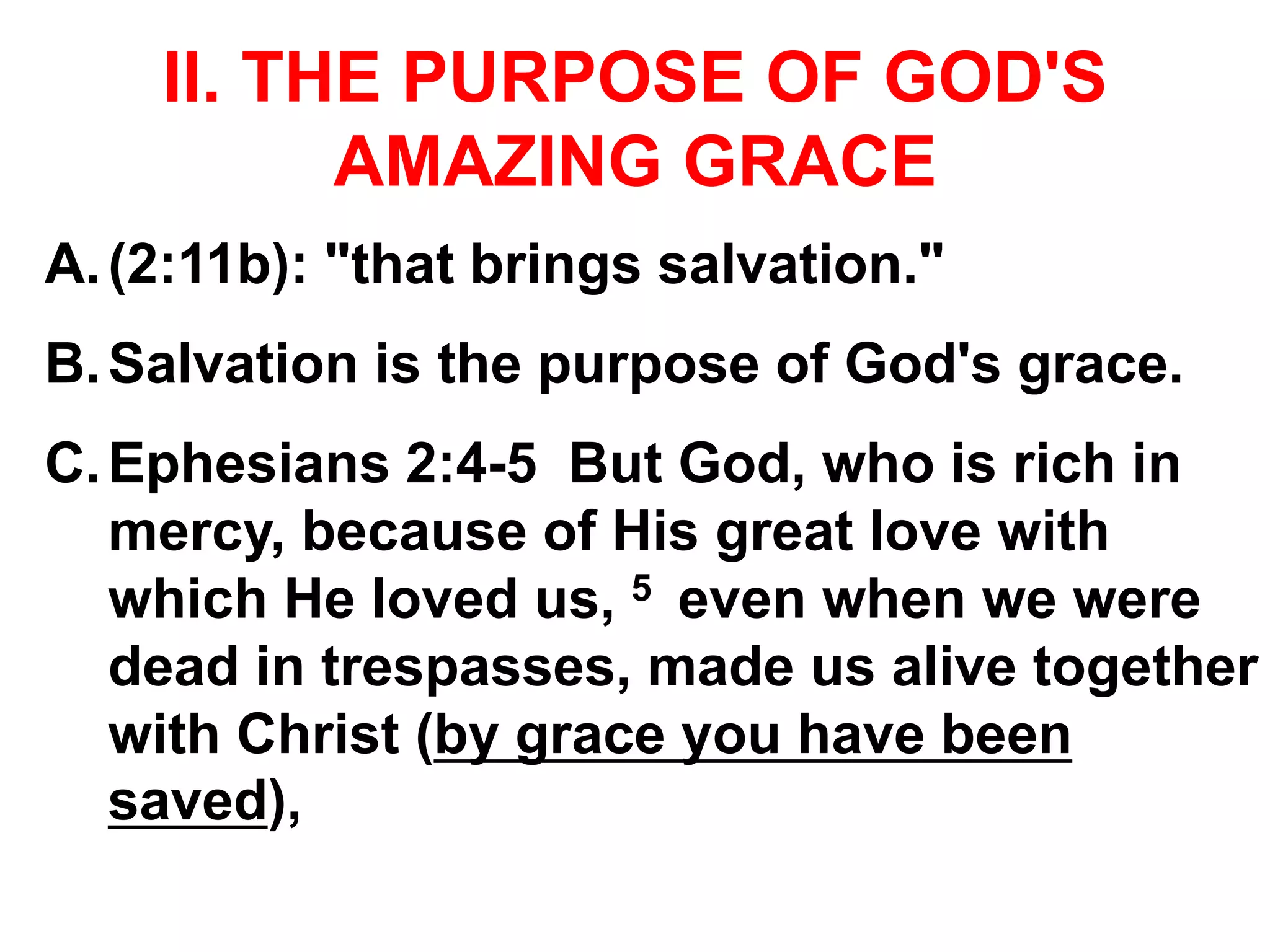 god's amazing grace | PPTX