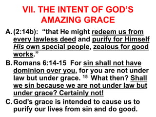 god's amazing grace | PPTX