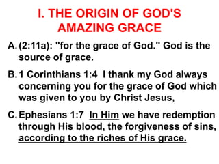 god's amazing grace | PPTX
