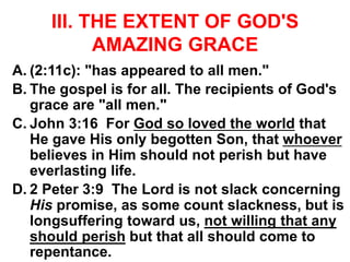 god's amazing grace | PPTX