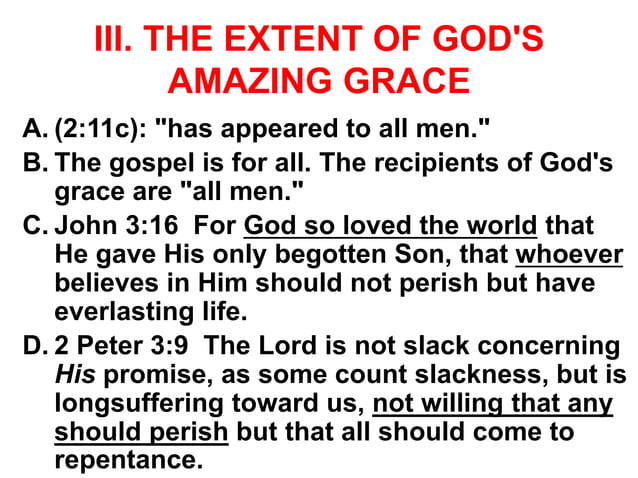 god's amazing grace | PPTX