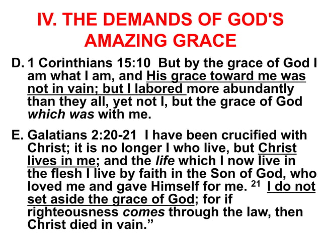 god's amazing grace | PPTX