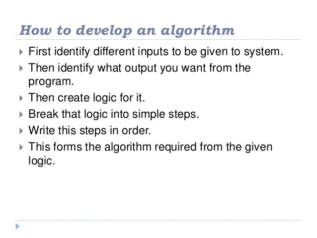 flowchart & algorithms