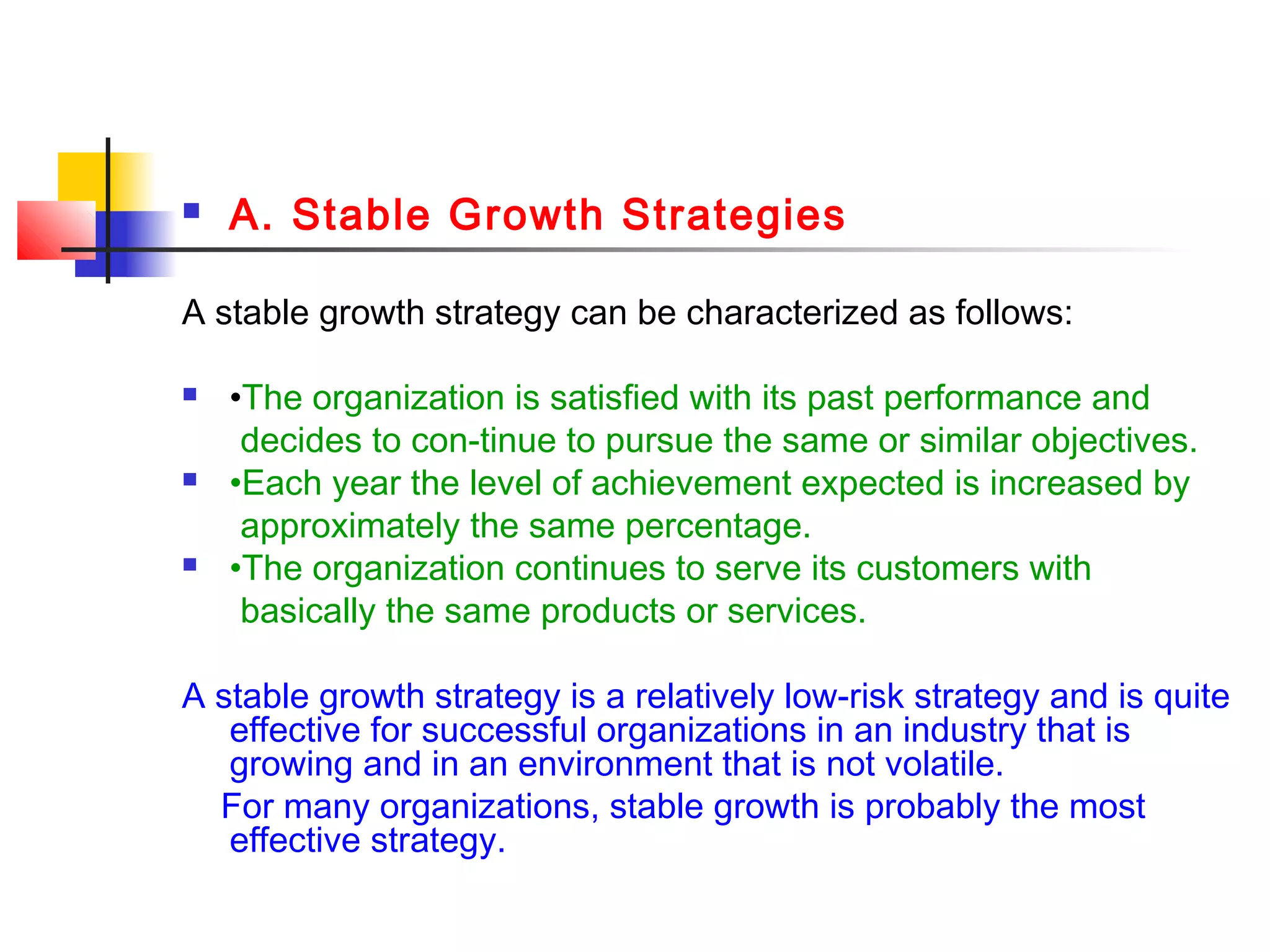 07.strategic alternatives | PPT
