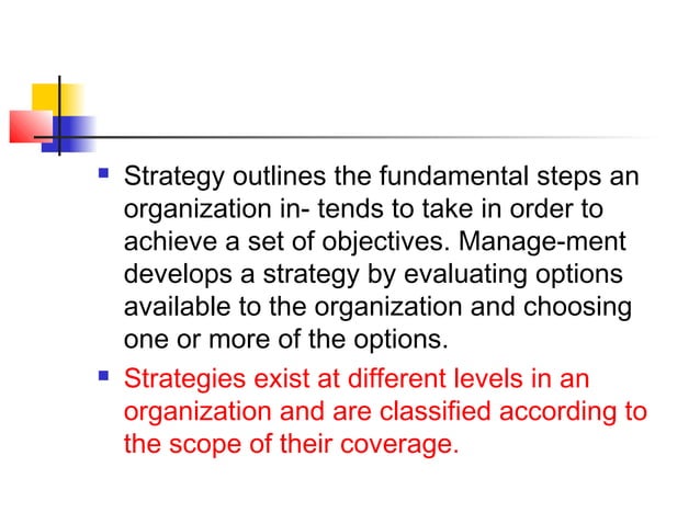 07.strategic alternatives | PPT