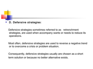 07.strategic alternatives | PPT