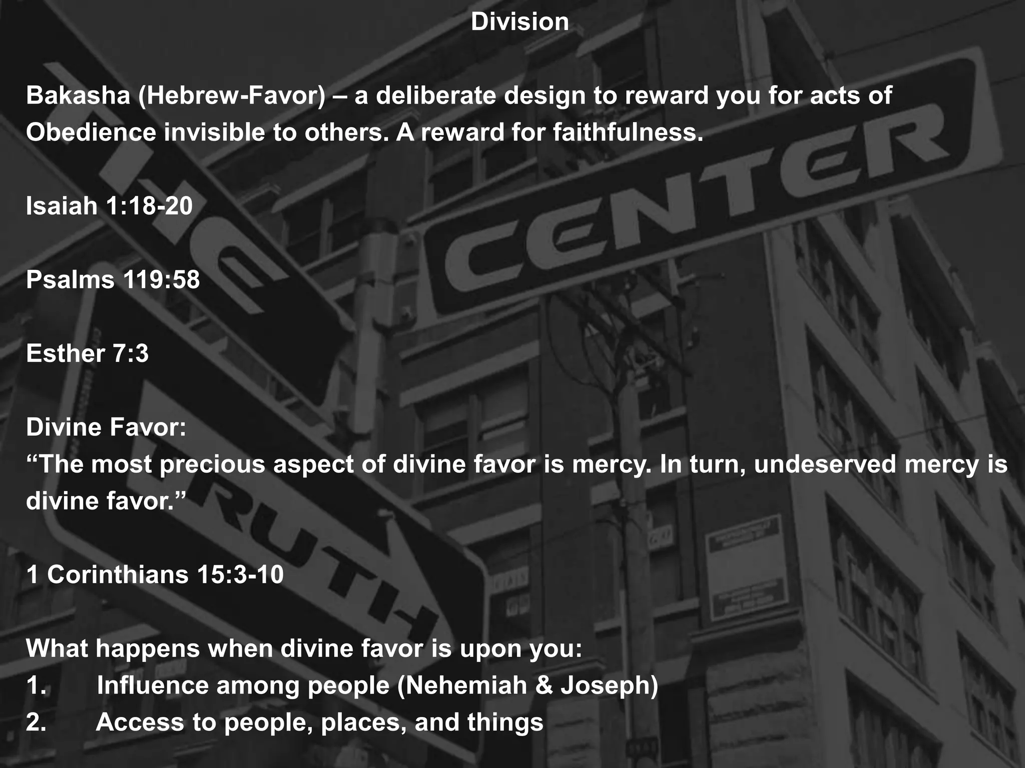 Understanding Favor | PPTX