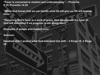 Understanding Favor | PPTX