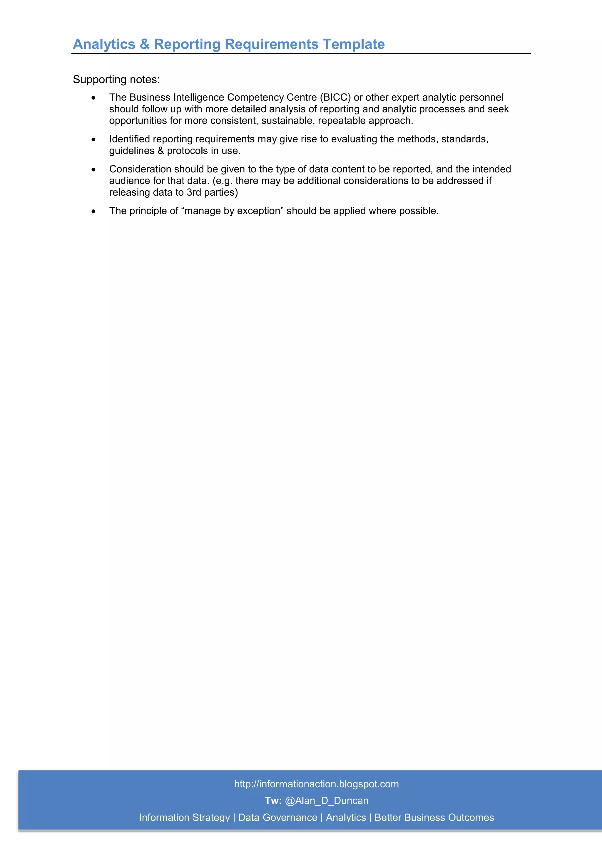 07. Analytics & Reporting Requirements Template | DOCX