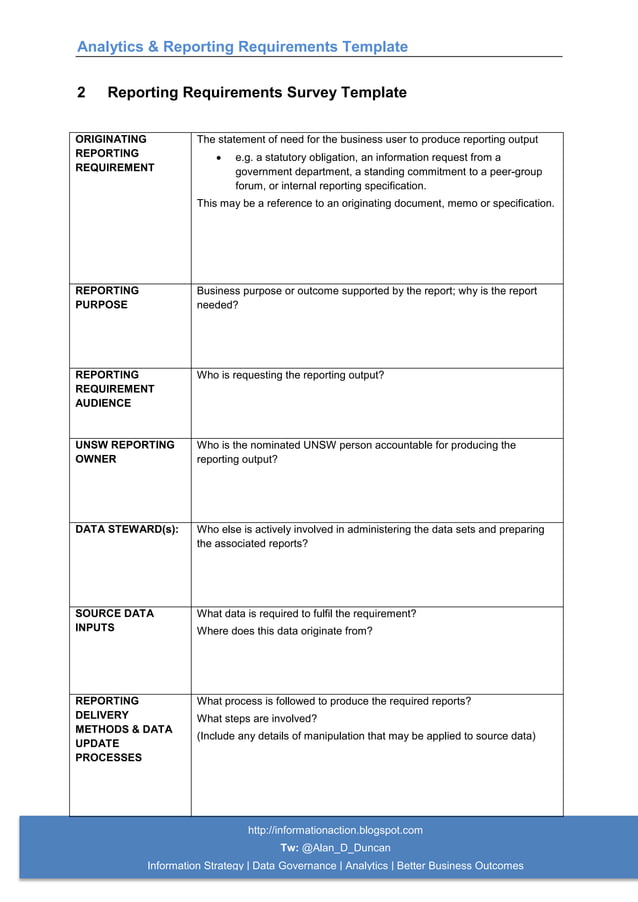 07. Analytics & Reporting Requirements Template | DOCX