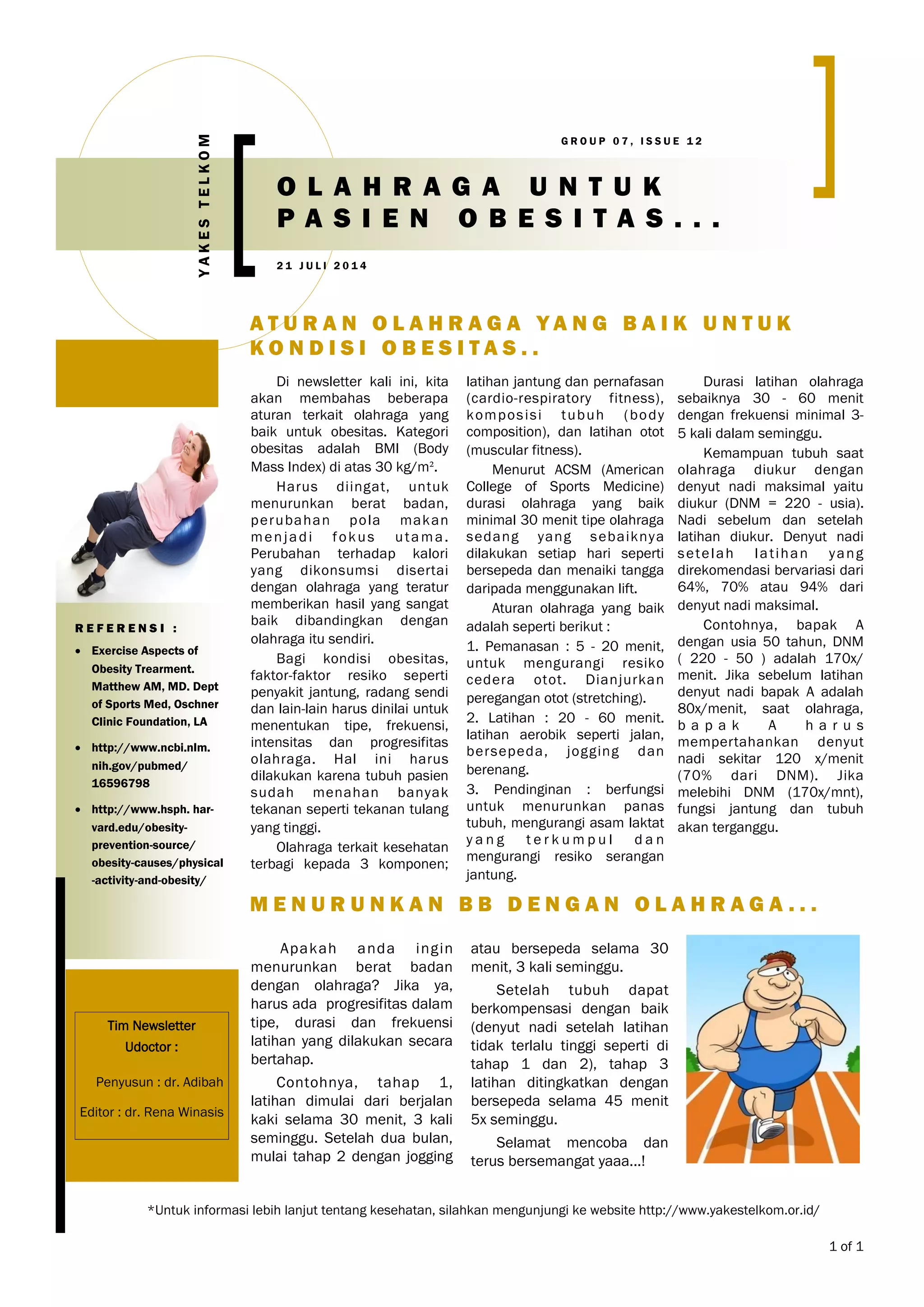 Olahraga obesitas | PDF