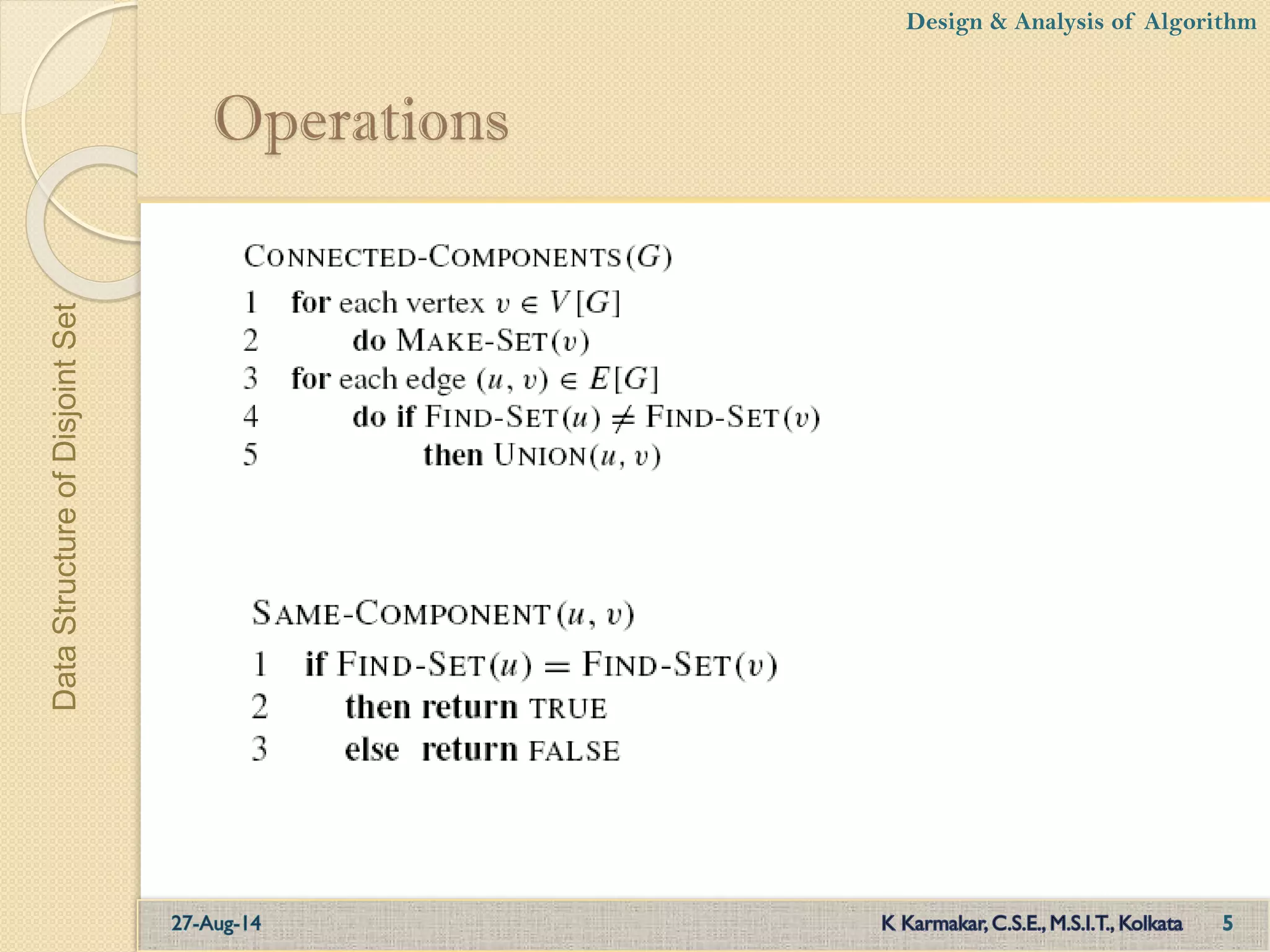 07. disjoint set | PDF