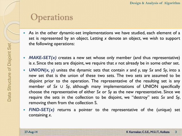 07. disjoint set | PDF | Technology & Computing