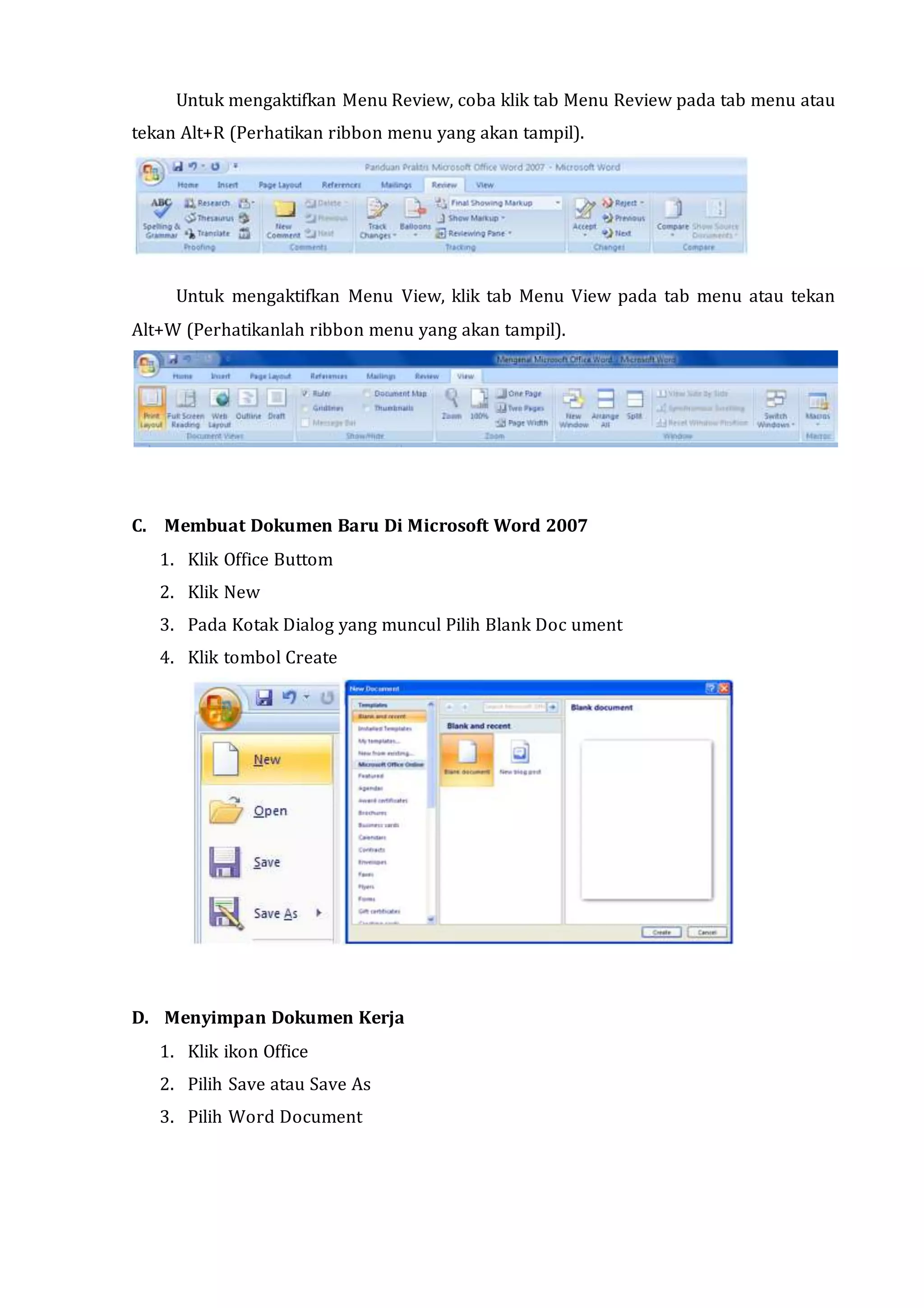 07. mengenal microsoft office word 2007 | DOCX