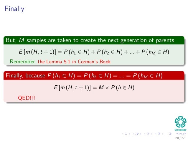07.2 Holland's Genetic Algorithms Schema Theorem