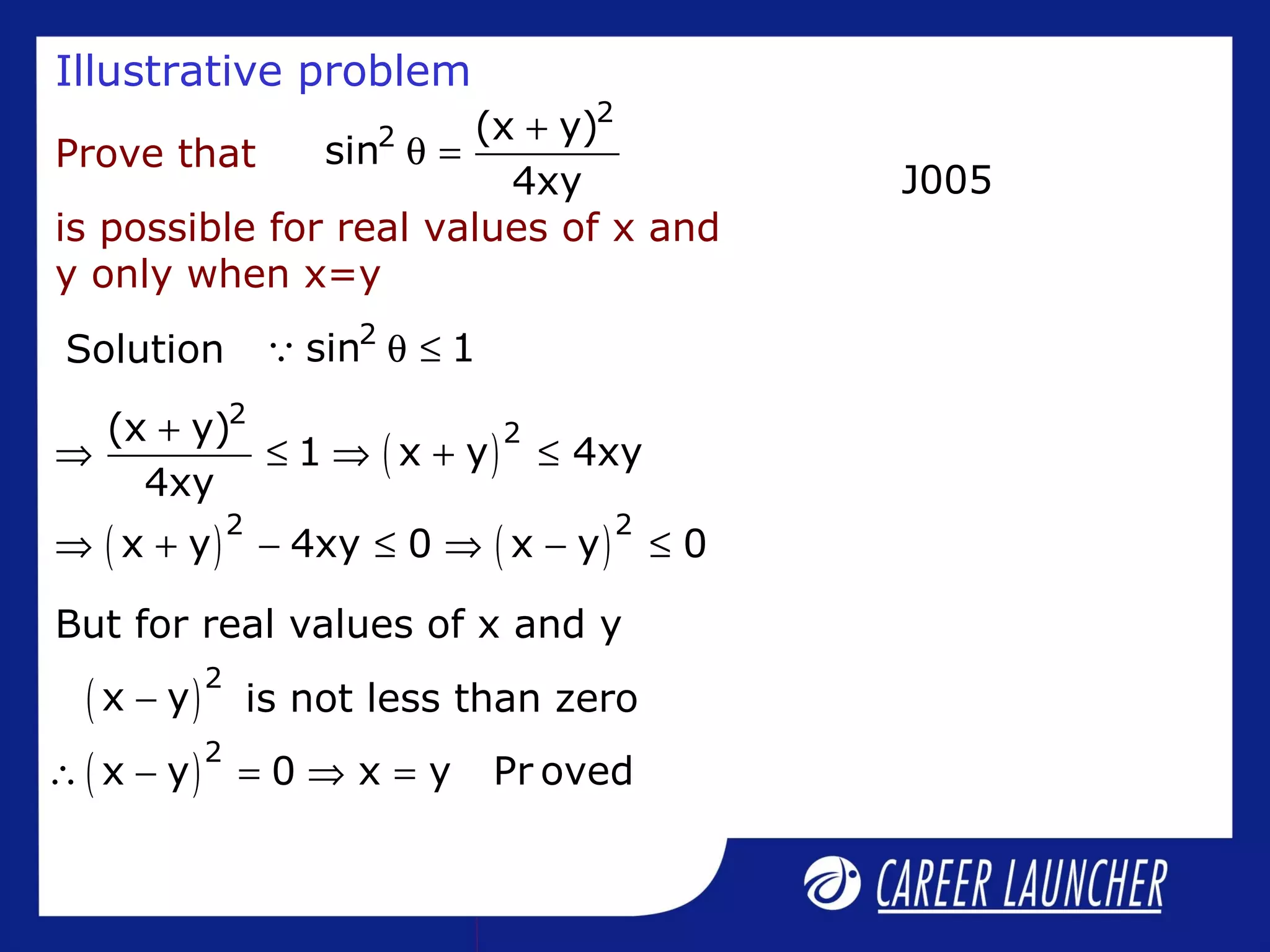 Trigonometric ratios and identities 1 | PPT
