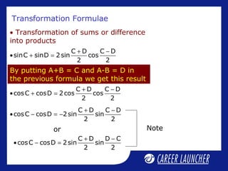 Trigonometric ratios and identities 1 | PPT