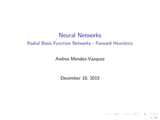 18 Machine Learning Radial Basis Function Networks Forward Heuristics | PPT