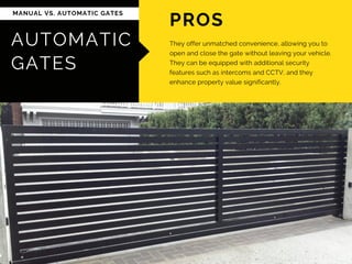 Driveway Gate Entrance Ideas: Combining Functionality with Aesthetics | PDF