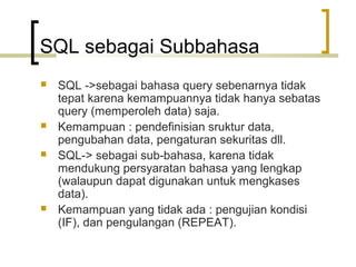Pengantar SQL | PPT