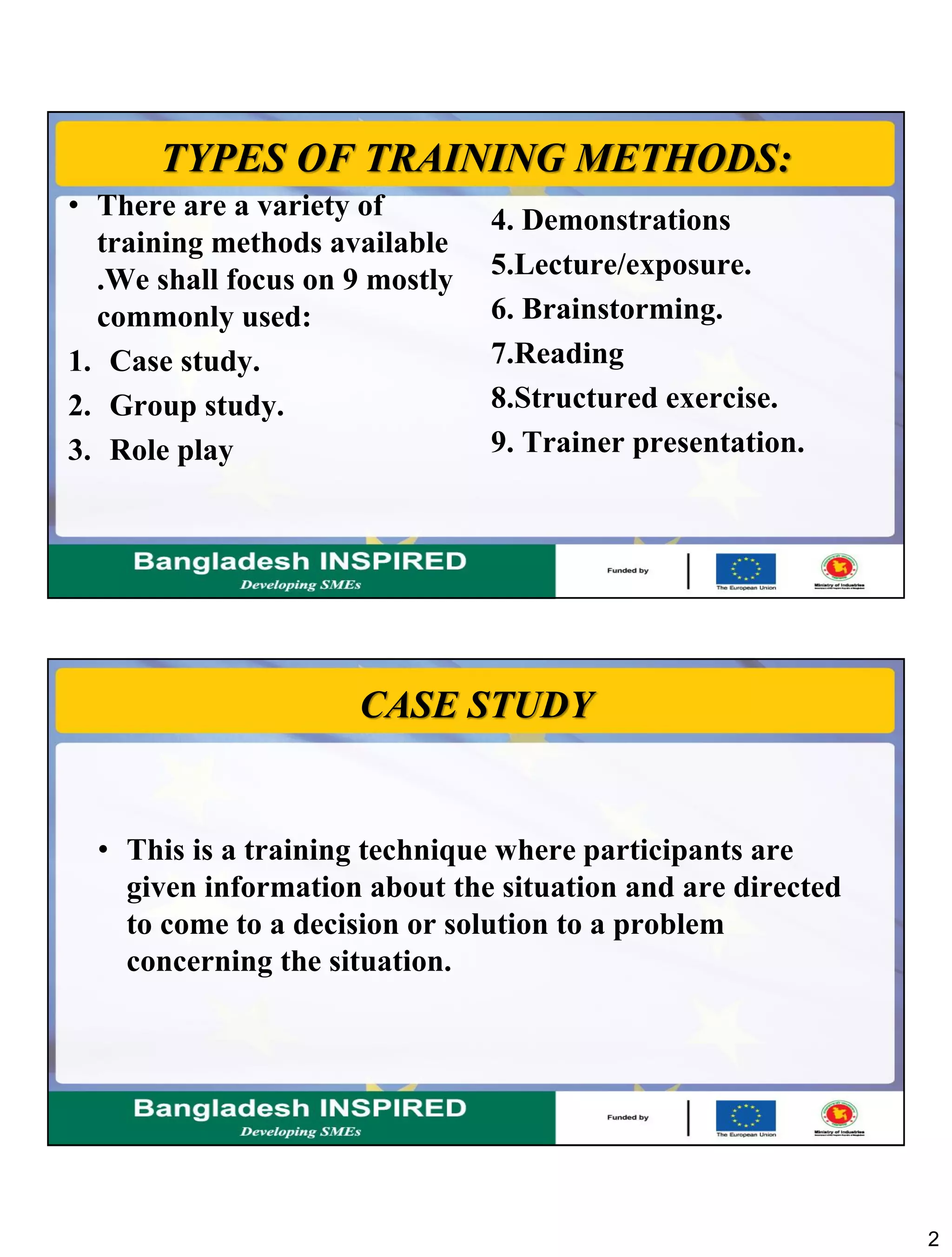 07. training methods | PDF