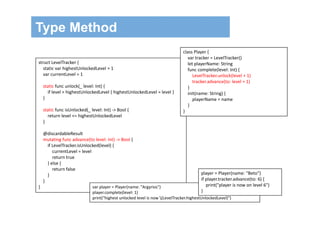 Swift 3 Programming for iOS : class and structure | PDF