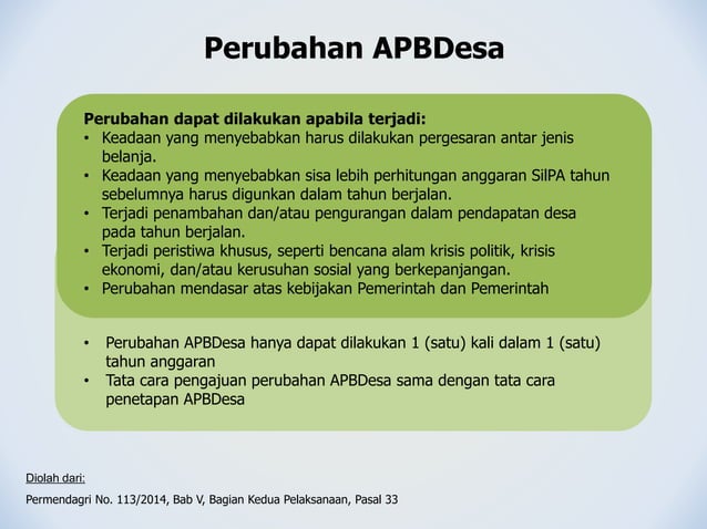 pelaksanaan apbdesa | PDF